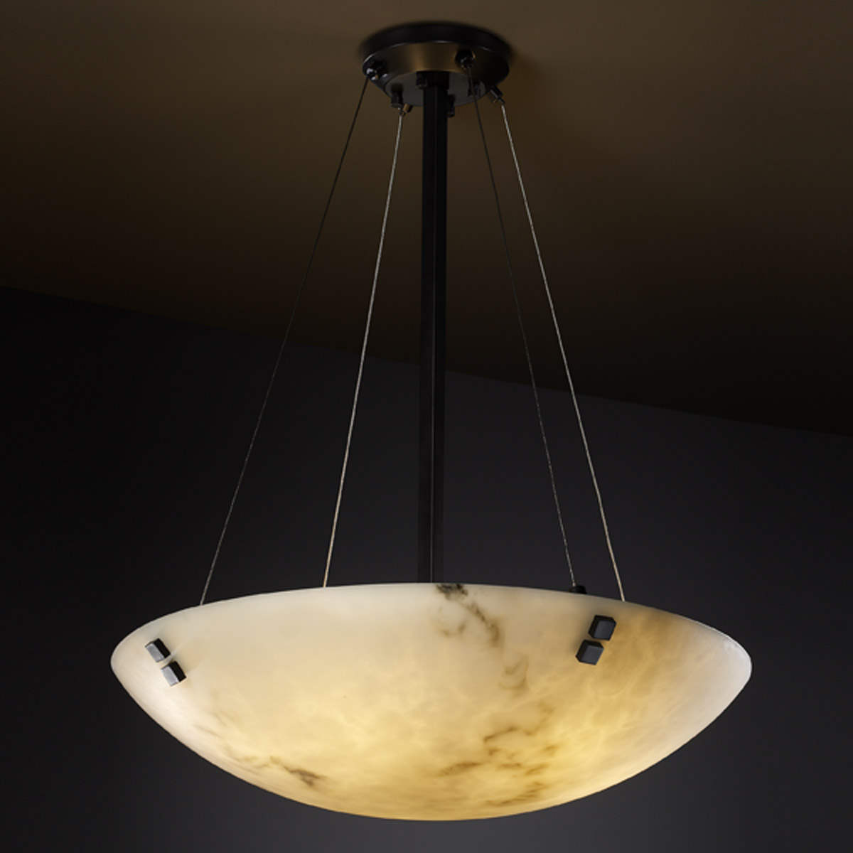 Justice Design FAL-9661-35-MBLK-F2-LED3-3000 Lumenaria LED 18 inch ...