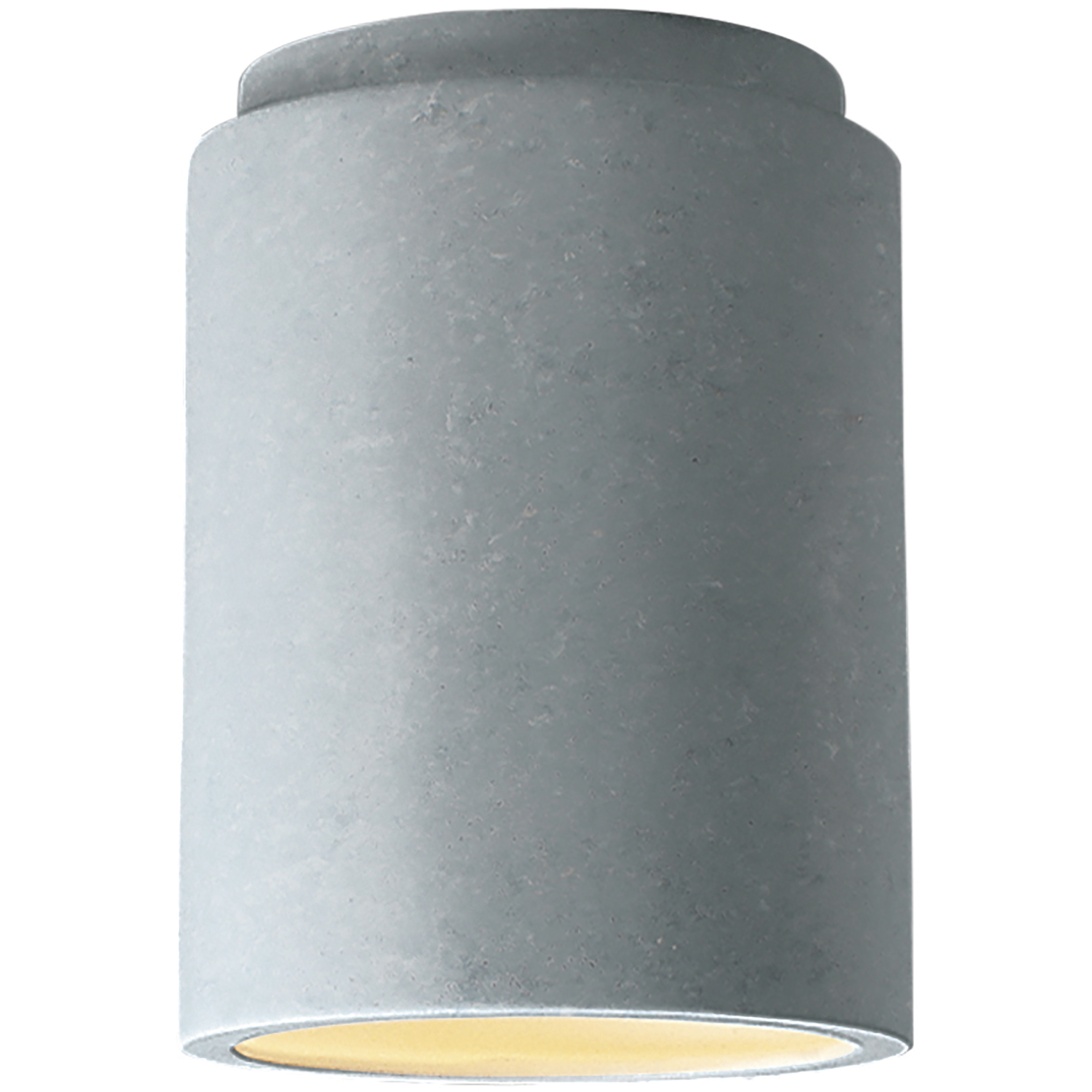 Justice Design CER-6100-CONC-LED1-1000 Radiance LED 6.5 inch Concrete ...