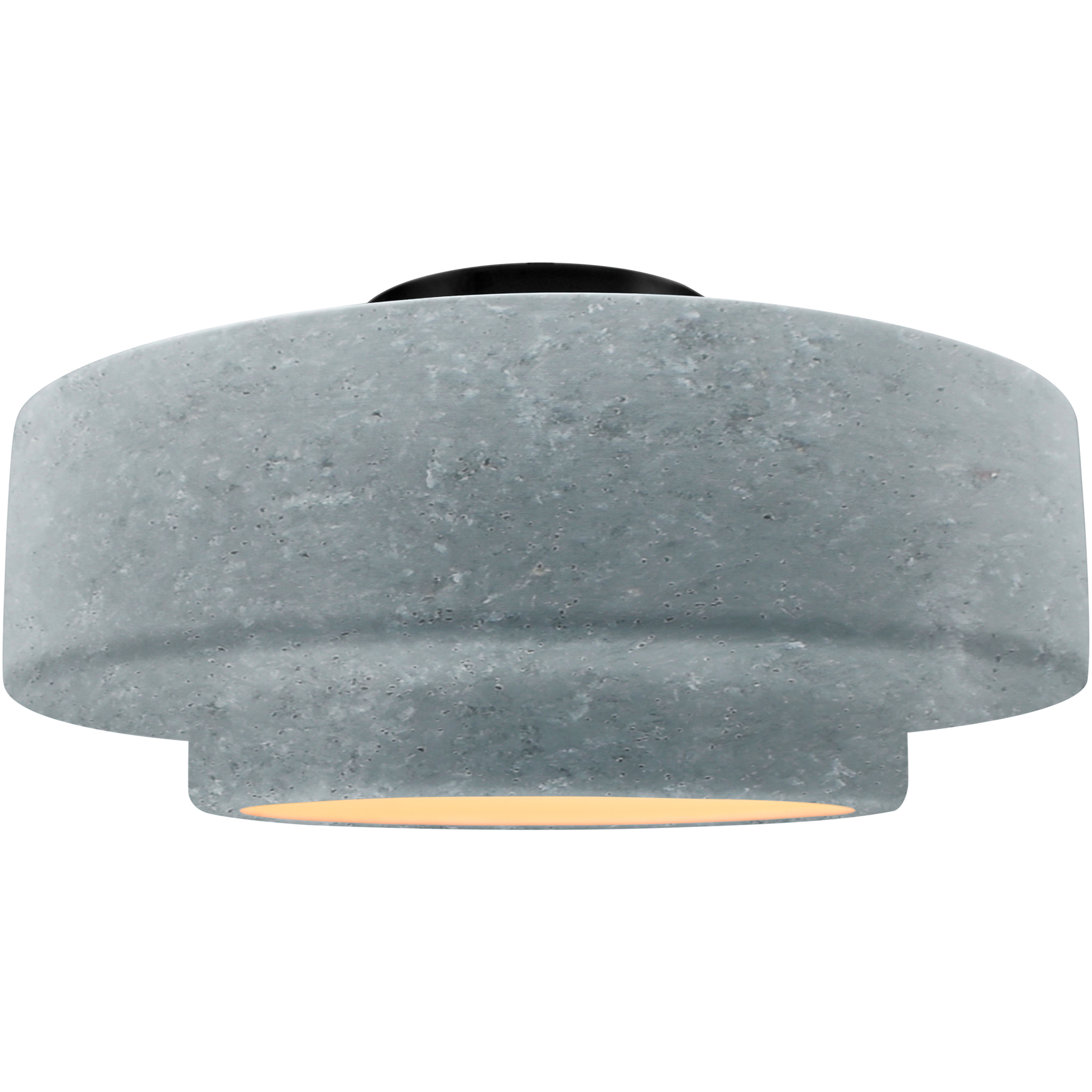 Justice Design CER-6363-CONC-MBLK-LED1-700 Radiance LED 14.5 inch Matte ...